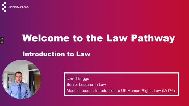 Introduction to the Law Pathway